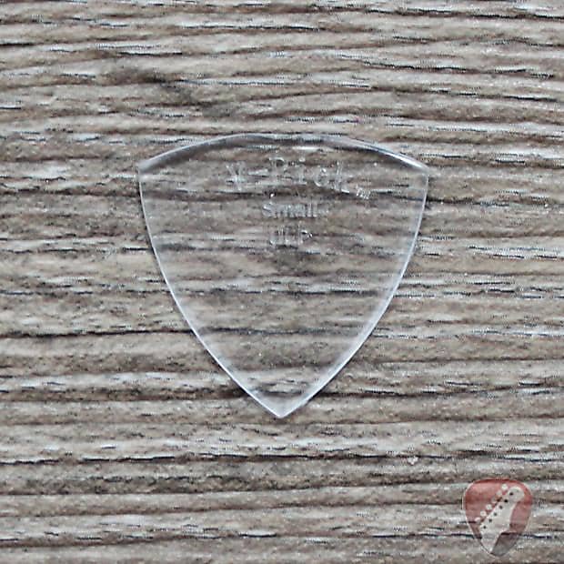 V-Picks Small Ultra Lite Pointed .75mm Clear Custom Guitar | Reverb