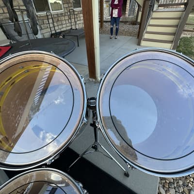 Ludwig 80’s Octa-Plus 12-Pc. Drum Kit - Chrome Over Wood | Reverb