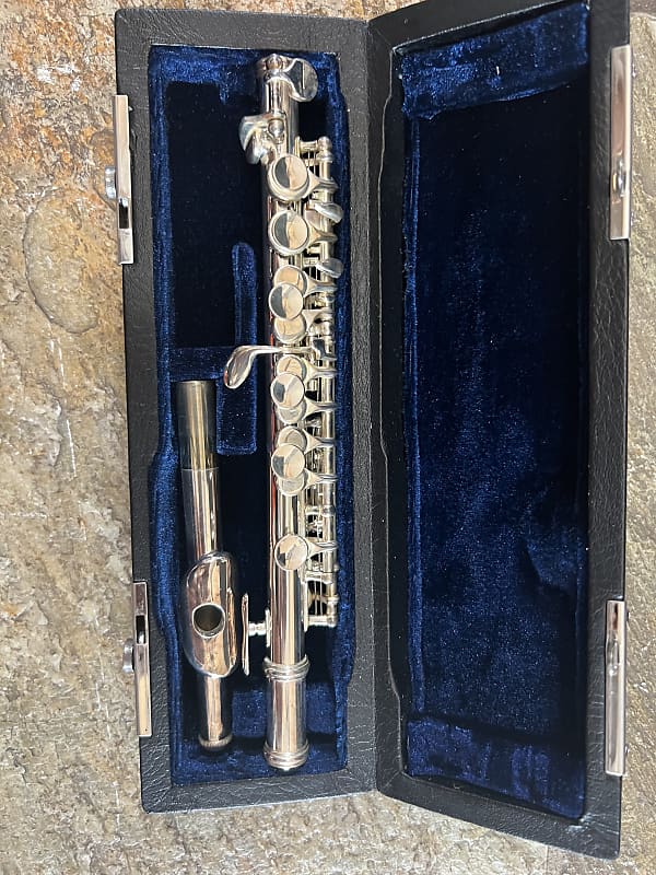 Piccolo with case, Silver | Reverb