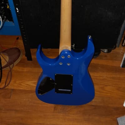 Unknown Super STRAT Blue Electric Guitar | Reverb
