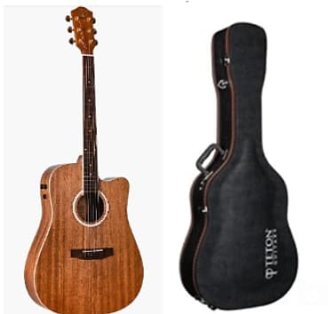 Teton STS203CENT-OP All Solid Mahogany Cutaway w/ Fishman | Reverb