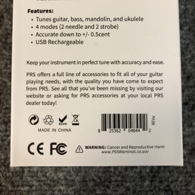 PRS Clip On Rechargeable Tuner | Reverb