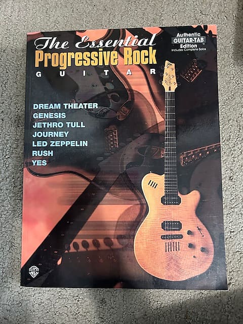 The Essential Progressive Rock Guitar Tab Tablature Sheet | Reverb UK