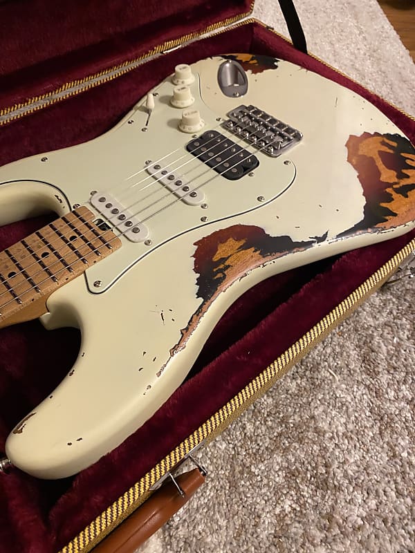 2023 Vintage White over Sunburst Relic Firefly FFST | Reverb