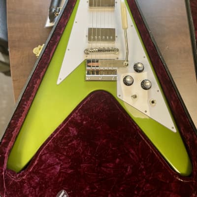 Flying V Custom w/Ebony Fingerboard Gloss - Ebony | Reverb