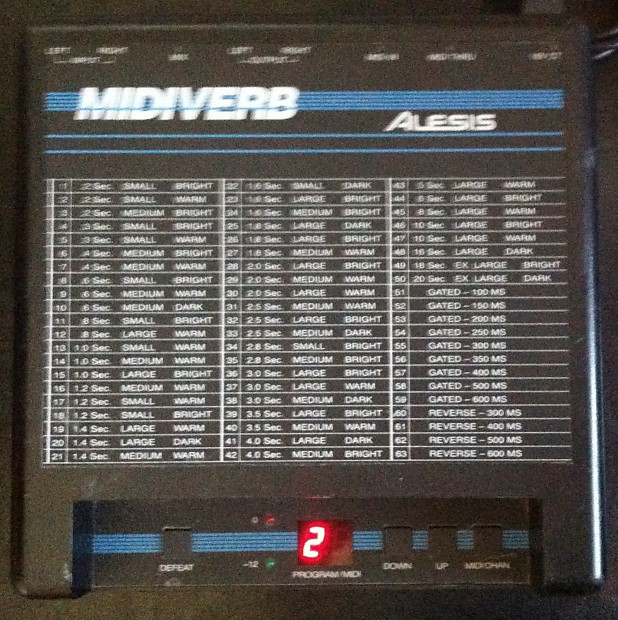 Alesis Midiverb | Reverb
