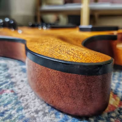 FULLY LOADED Warmoth Telecaster Body: Mahogany Carved Top | Reverb