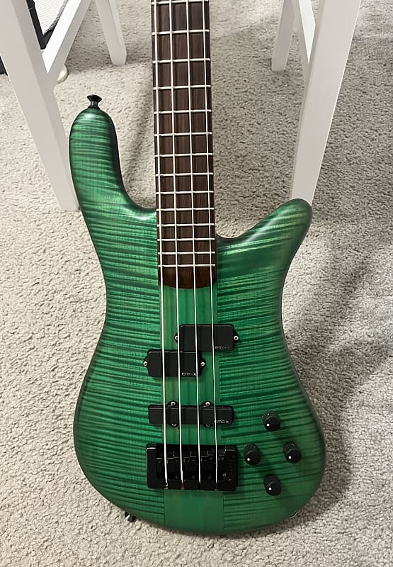 Spector USA Forte 4 2018 Transparent Green Matte | Reverb