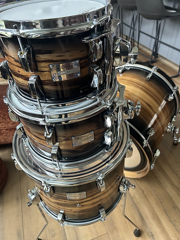Odery Eyedentity series birch tiger drum kit - Tiger wood | Reverb
