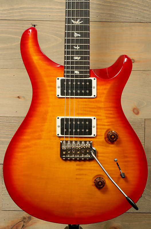 PRS Custom 24 Custom Color (Light Cherry Burst) Nickel | Reverb