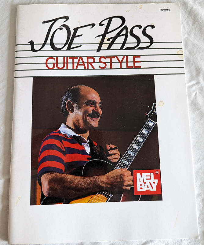 Joe Pass Guitar Style Instructional Mel Bay Music Book | Reverb