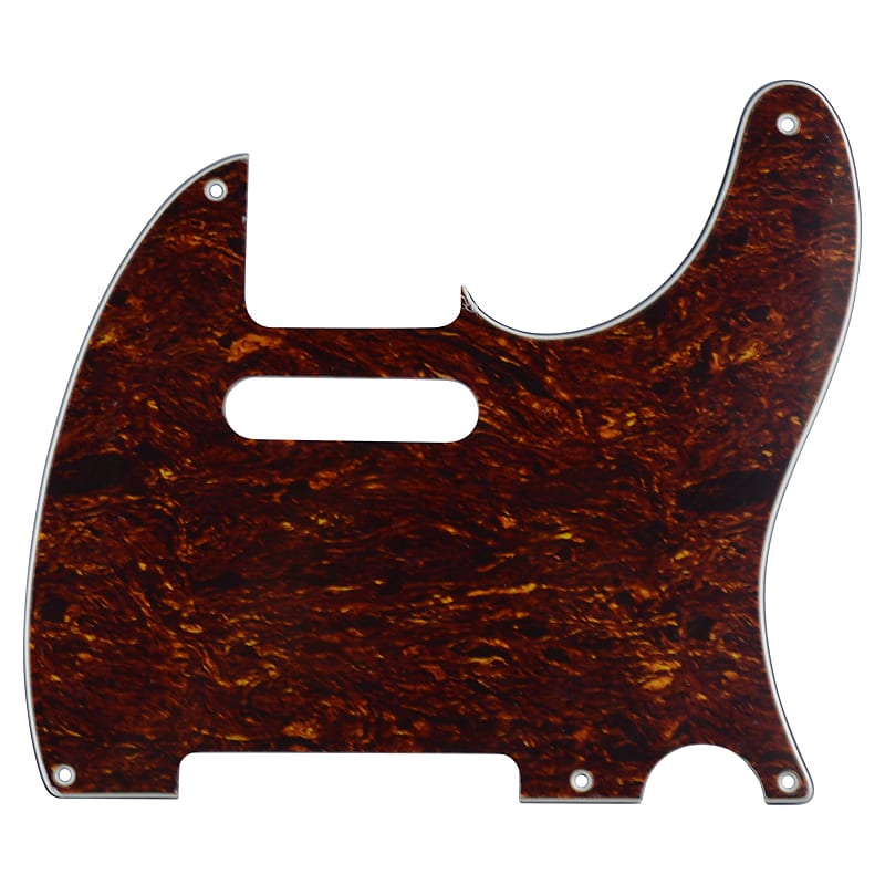 5-Hole Telecaster Compatible Scratchplate - Tortoiseshell | Reverb