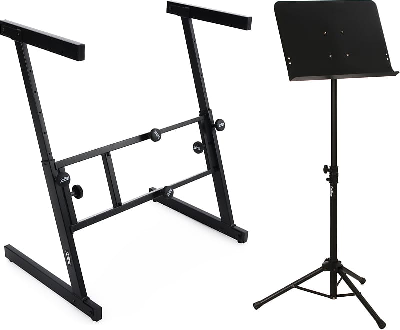 On-Stage Stands KS7350 Folding-Z Keyboard Stand Bundle with | Reverb