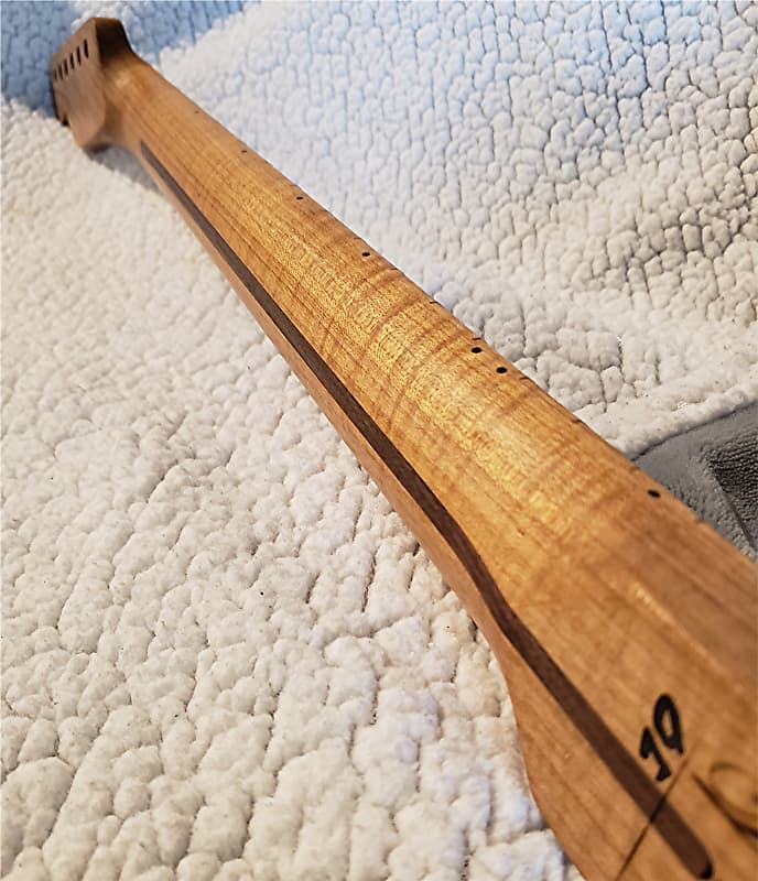 Nitro finish, 1 piece,USA made,Roasted flame maple neck. Made | Reverb