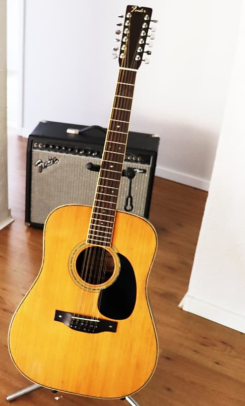 Fender F80-12 Natural Vintage MIJ | Reverb