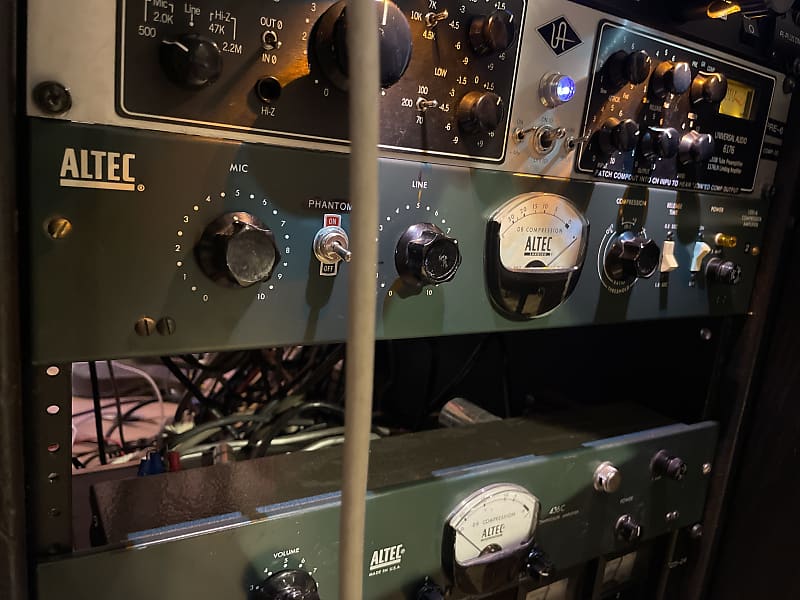 Heavily Modified Altec 1591A microphone preamp 1-of-a-kind | Reverb