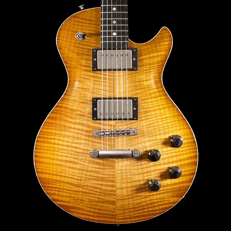Patrick James Eggle Macon Singlecut Guitar (Lemon Burst), | Reverb UK