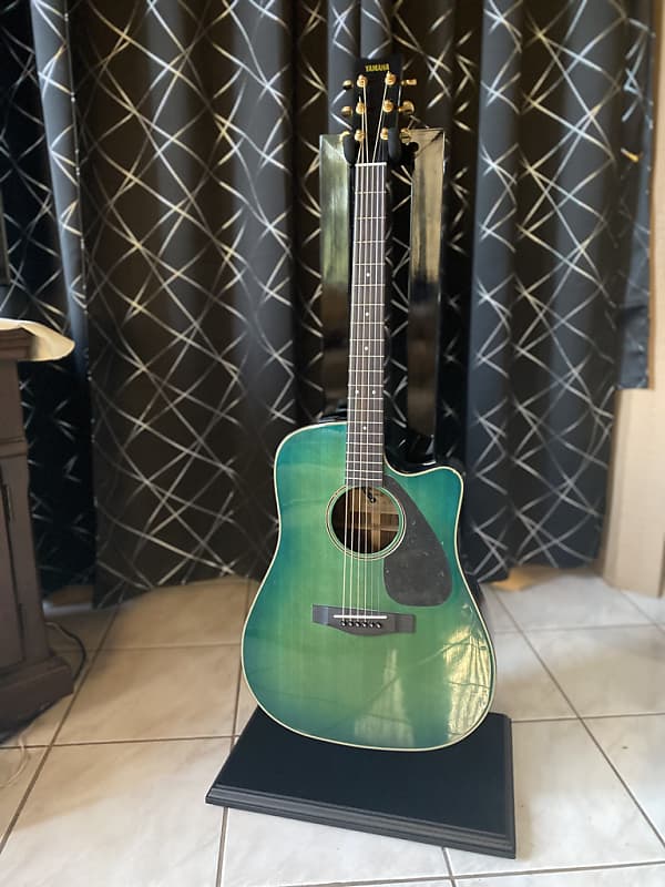 Yamaha DWX-7C Acoustic/Electric Guitar 2003 - (Deep Emerald | Reverb