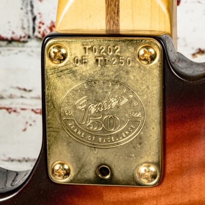 Fender - 50th Anniversary L.E. Telecaster, Sunburst FM - | Reverb