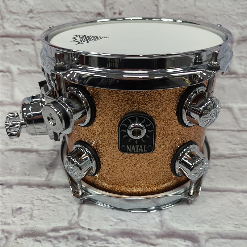 Natal 8x7" Rack Tom - Champagne Sparkle | Reverb