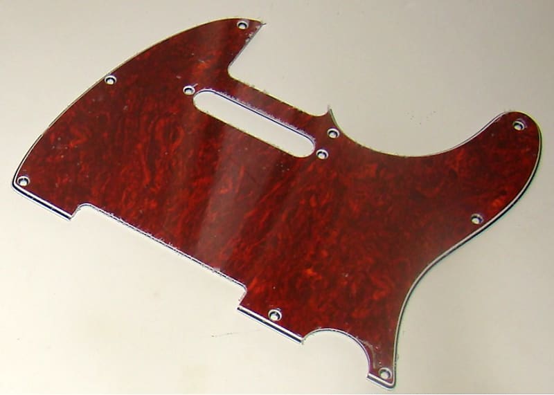 Replacement Pickguard for Fender Telecaster - Red Tortoise | Reverb
