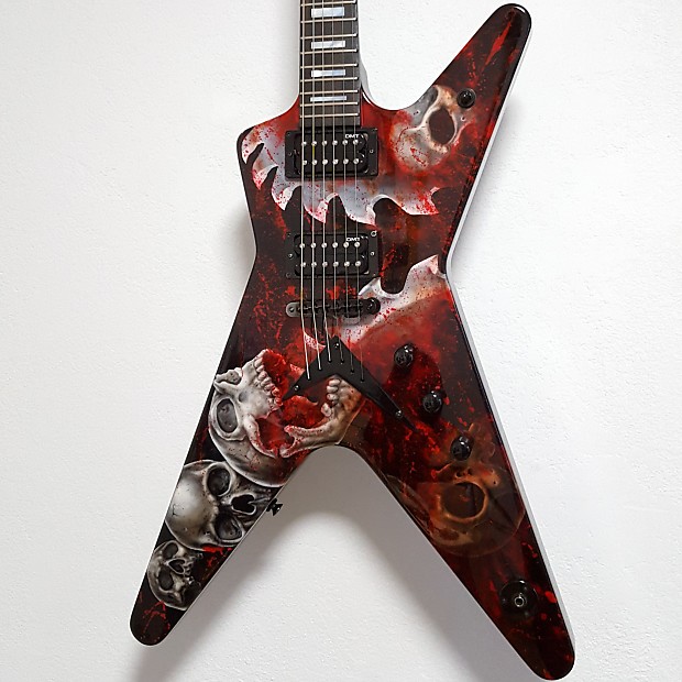 Dean ML USA Custom Shop NAMM 2016 Airbrushed Electric Guitar | Reverb
