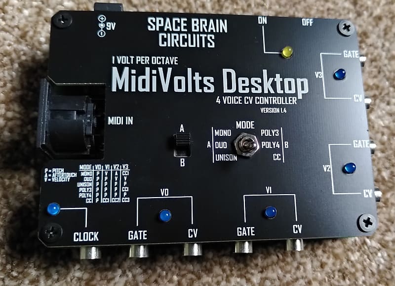 Space Brain Circuits Midivolts Desktop - Polyphonic 4 | Reverb UK