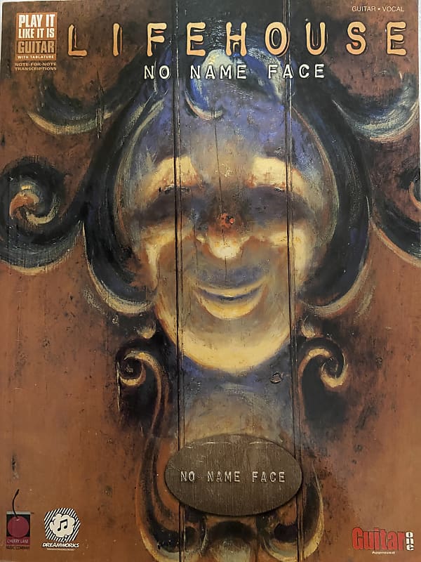 Lifehouse - No Name Face - Guitar Tab / Tablature Book | Reverb