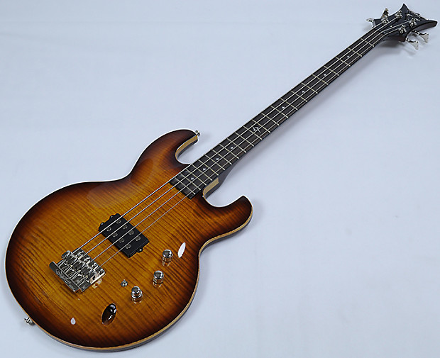 DBZ Imperial FM 4 String Electric Bass in Amber Tobacco | Reverb