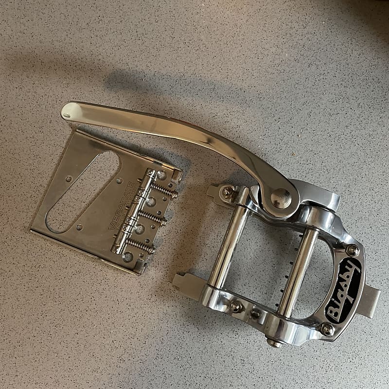Bigsby B5 + V5-TEV-2-SS Stage II Vintage Tele Adapter Kit for | Reverb
