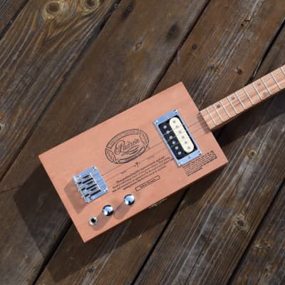 Cigar Box Guitar, 3-String Electric, Macanudo | Reverb