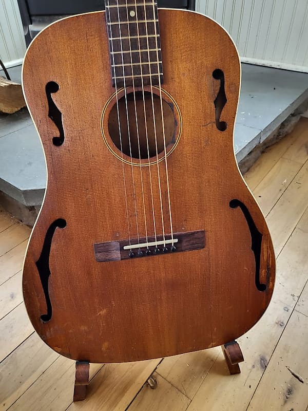 1930s Gibson HG-20 flattop x-brace conversion - VIDEO - lefty | Reverb