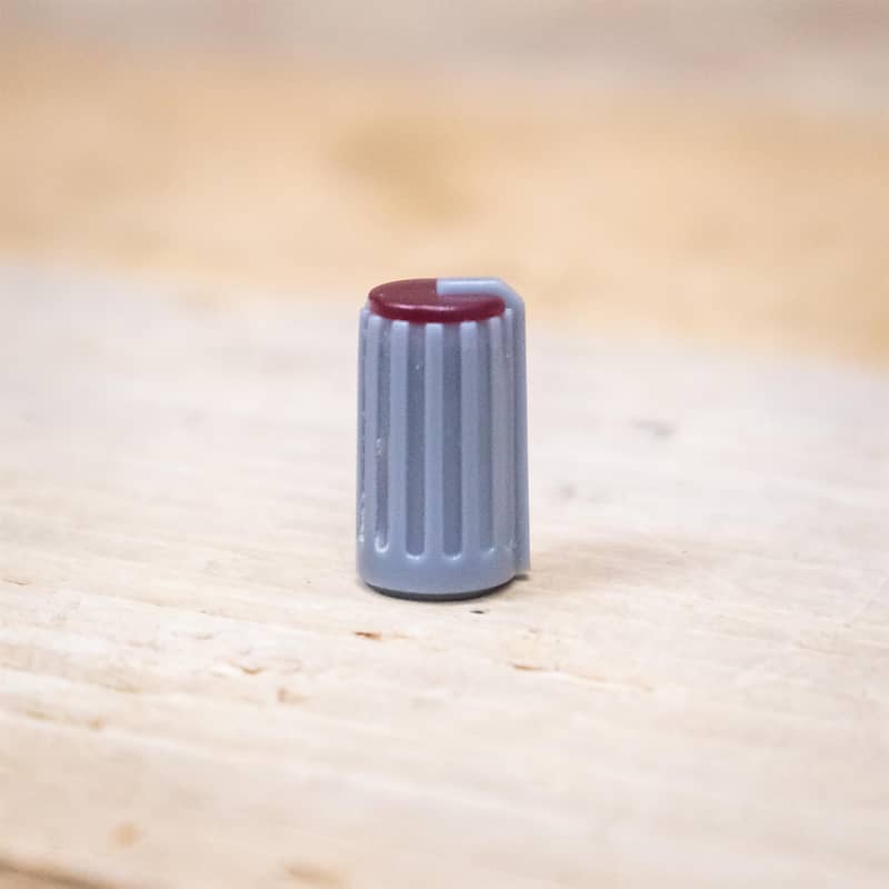 Behringer Gray Knob with Red Cap for Eurorack MX/UB Series | Reverb