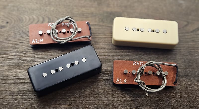 Red Rock Guitar Pickups A90 Pickup set A2 2024 - Cream/black | Reverb