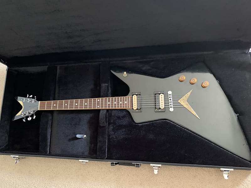 Vintage 1981 USA Dean Z Black Guitar | Reverb