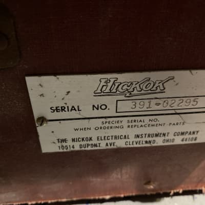 Hickok 6000a tube tester | Reverb