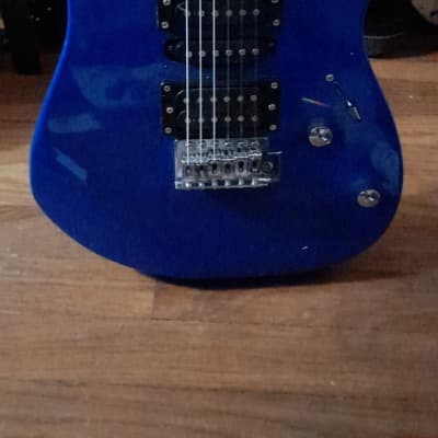 Unknown Super STRAT Blue Electric Guitar | Reverb
