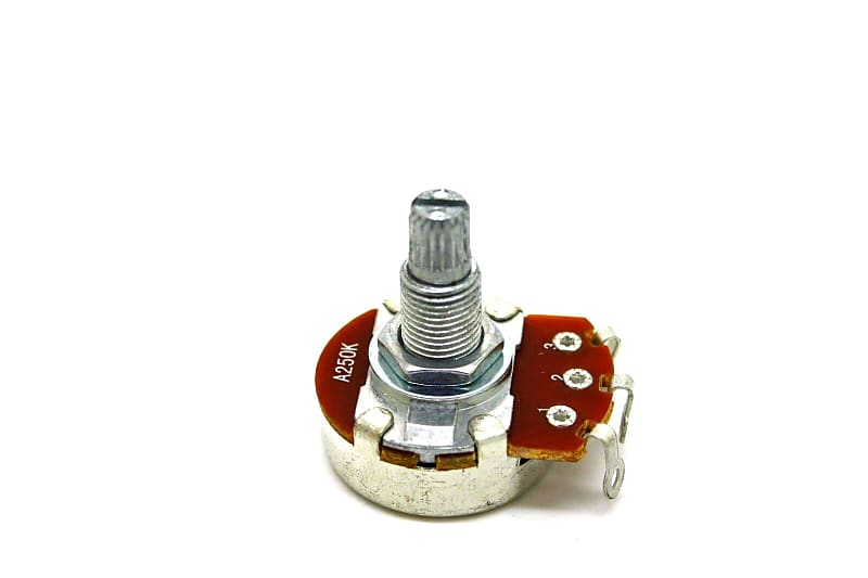 POTENTIOMETER 250K A250K LOGARITHMIC 24mm METRIC FOR ASIAN | Reverb