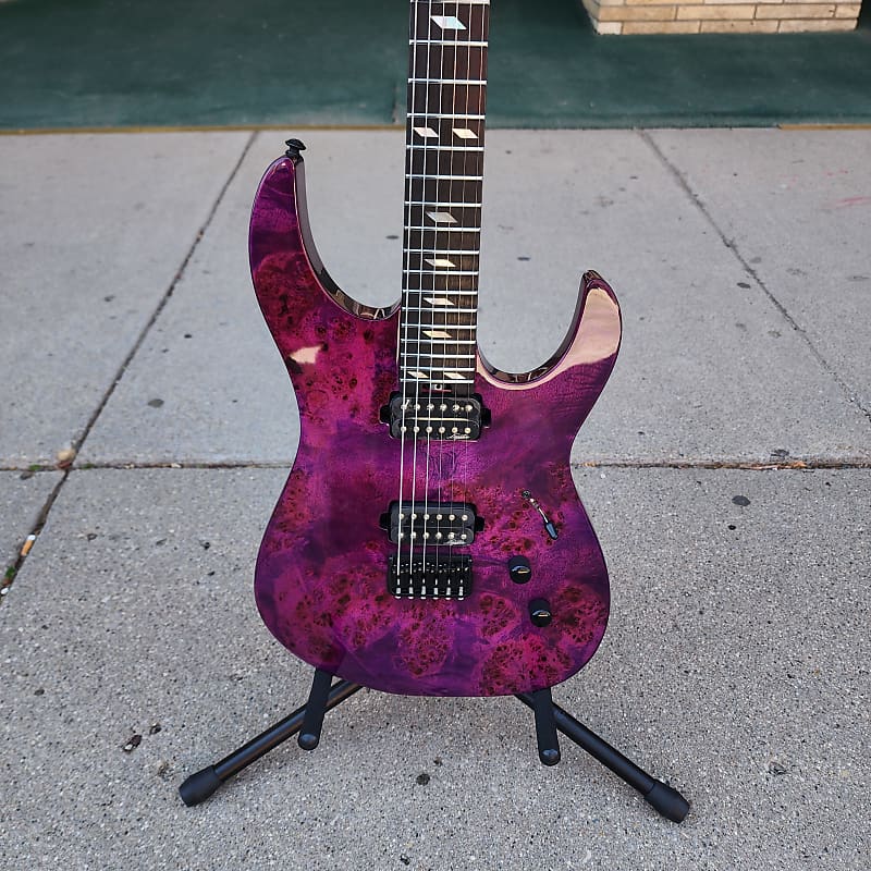 Legator Ninja Super Shred Series N6SS 2024 - Magenta Burl | Reverb
