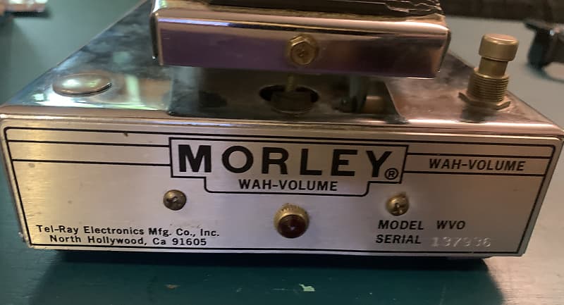 morley wvo wah volume 1970’s - chrome project pedal repair | Reverb