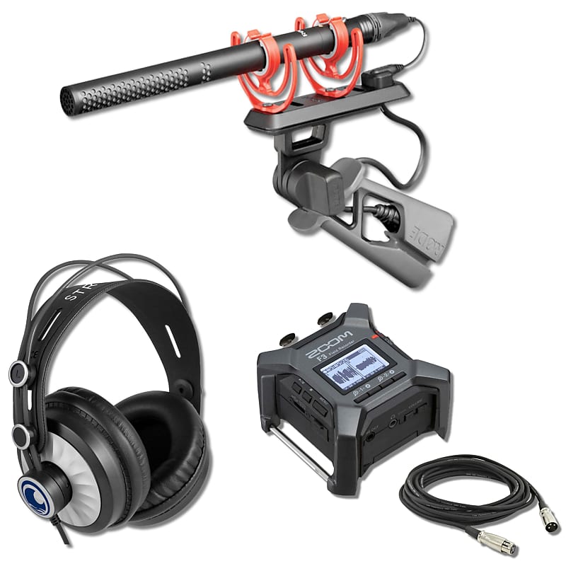 Rode NTG5 Shotgun Condenser Microphone Kit with Zoom F3 | Reverb