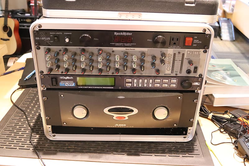 Rack Setup Rack Rider RR-15 Plus Digitech Studio Quad Alesis | Reverb