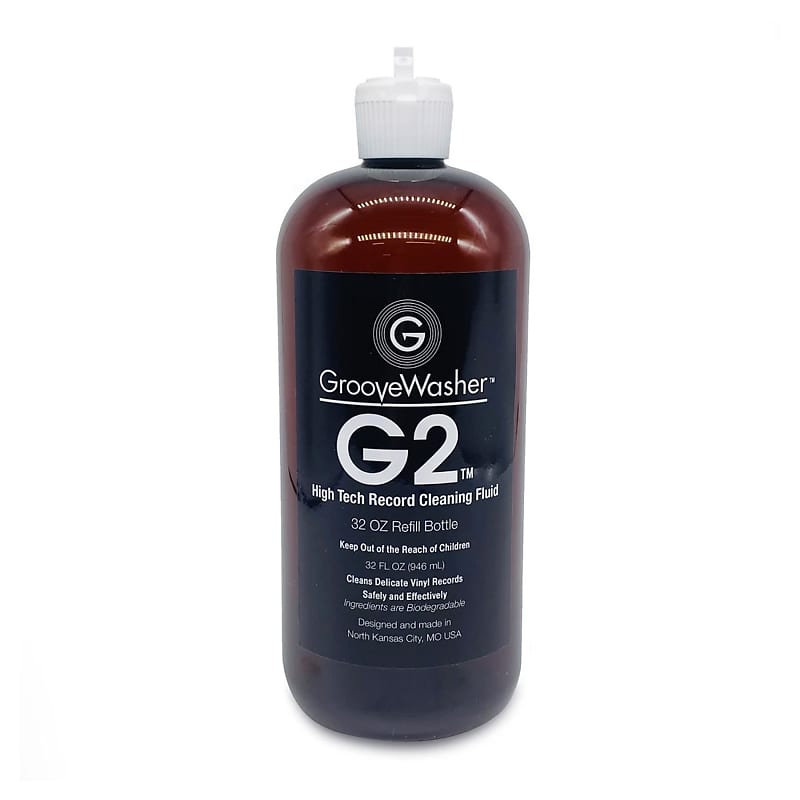 GrooveWasher: G2 Record Cleaning Fluid 32oz Refill Bottle | Reverb