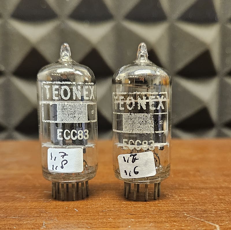 Teonex ECC83 / 12AX7 - MATCHED PAIR - NOS/NIB | Reverb