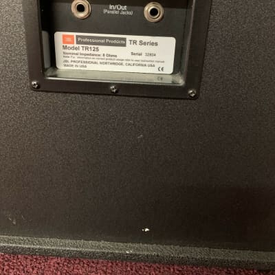 Pair of JBL TR125 Full Range Speakers Passive (2) Tested | Reverb