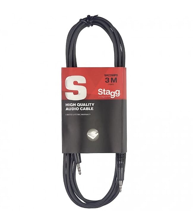 3M/10FT Audio Mini Stereo Plug Cable | Reverb