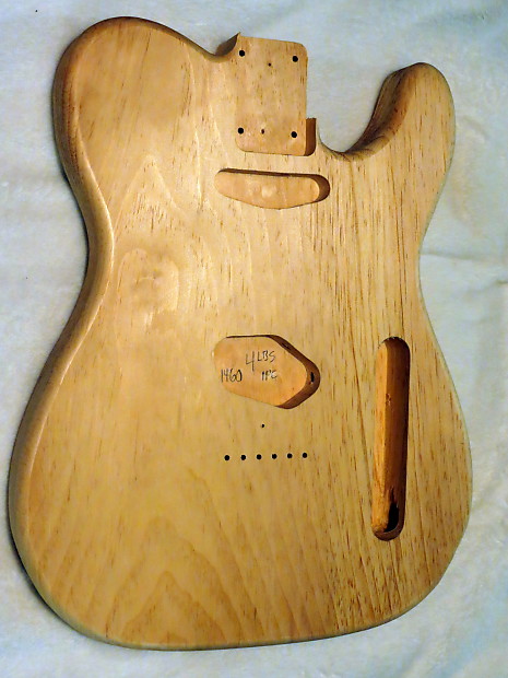 1 Piece Aged Pine telecaster Tele Body 4lbs Standard routing | Reverb
