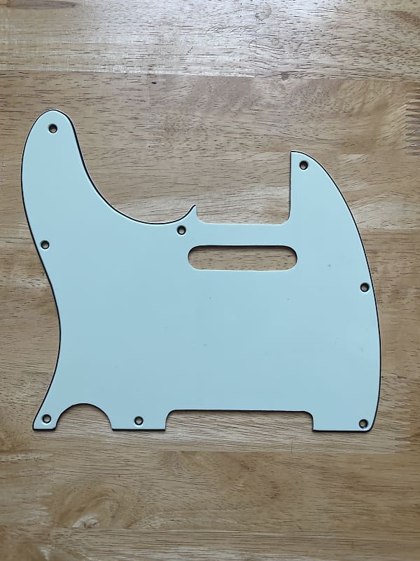 Left Handed Telecaster Pickguard - Mint Green | Reverb