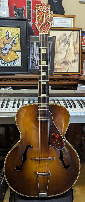 SS Stewart 7005 Archtop Acoustic Guitar 1940s | Reverb
