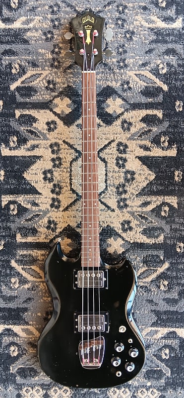 Guild JS II 1973 - Black | Reverb